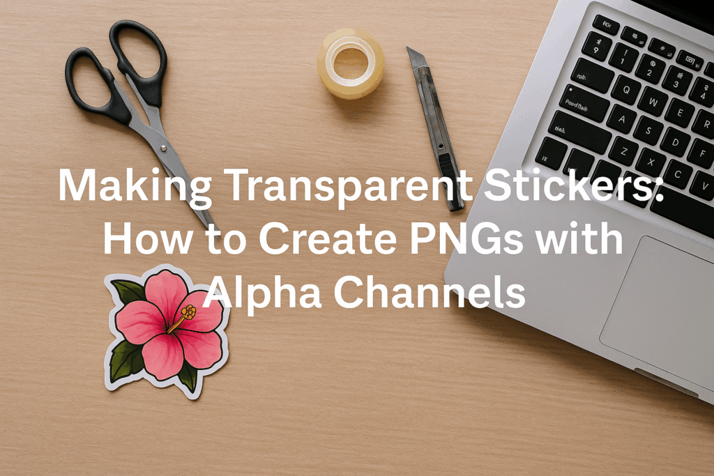 Create PNG with Alpha Channel for Transparent Stickers