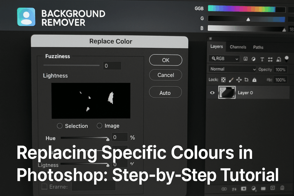 Photoshop Replace Colour: Step-by-Step Tutorial Guide